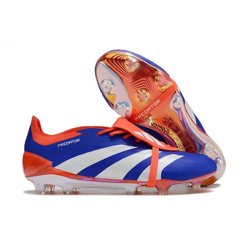 adidas Predator Elite Foldover Tongue FG Azul Blanco Rojo