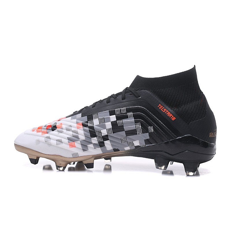 Adidas Predator 18.1 Telstar Fg Taco de Fútbol - Negro Rojo